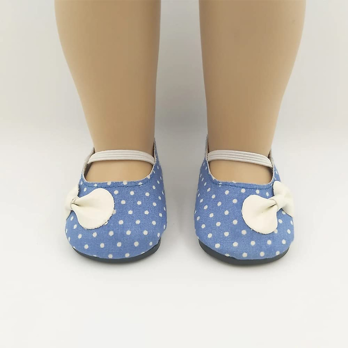 10 Pairs of 18 Inch Doll Shoes, BOSOIRSOU 2.75in Boots Dance Shoes Sandals Casual Shoes Canvas Shoes Fit for 18" American Girl Doll Accessories