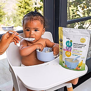 Else Nutrition Super Cereal For Babies 6 mo+, Made With Real Whole Plants for a Nutritionally Balanced meal, with gluten free carbs and plant protein (Original, Single)