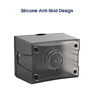 Tabletop Napkin Dispenser, Commercial Paper Napkin Dispensers, Black, 8" x 6.1" x 6.5", CHUANGDIAN