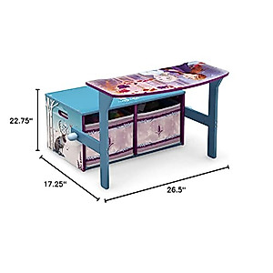 Delta Children Kids Convertible Activity Bench - Greenguard Gold Certified, Frozen II