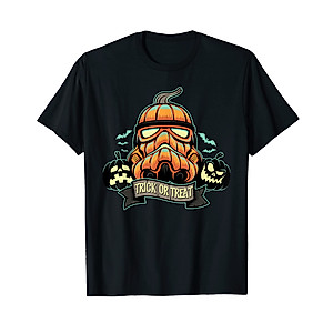 Star Wars Halloween Stormtrooper Jack-o’-Lantern Pumpkin T-Shirt
