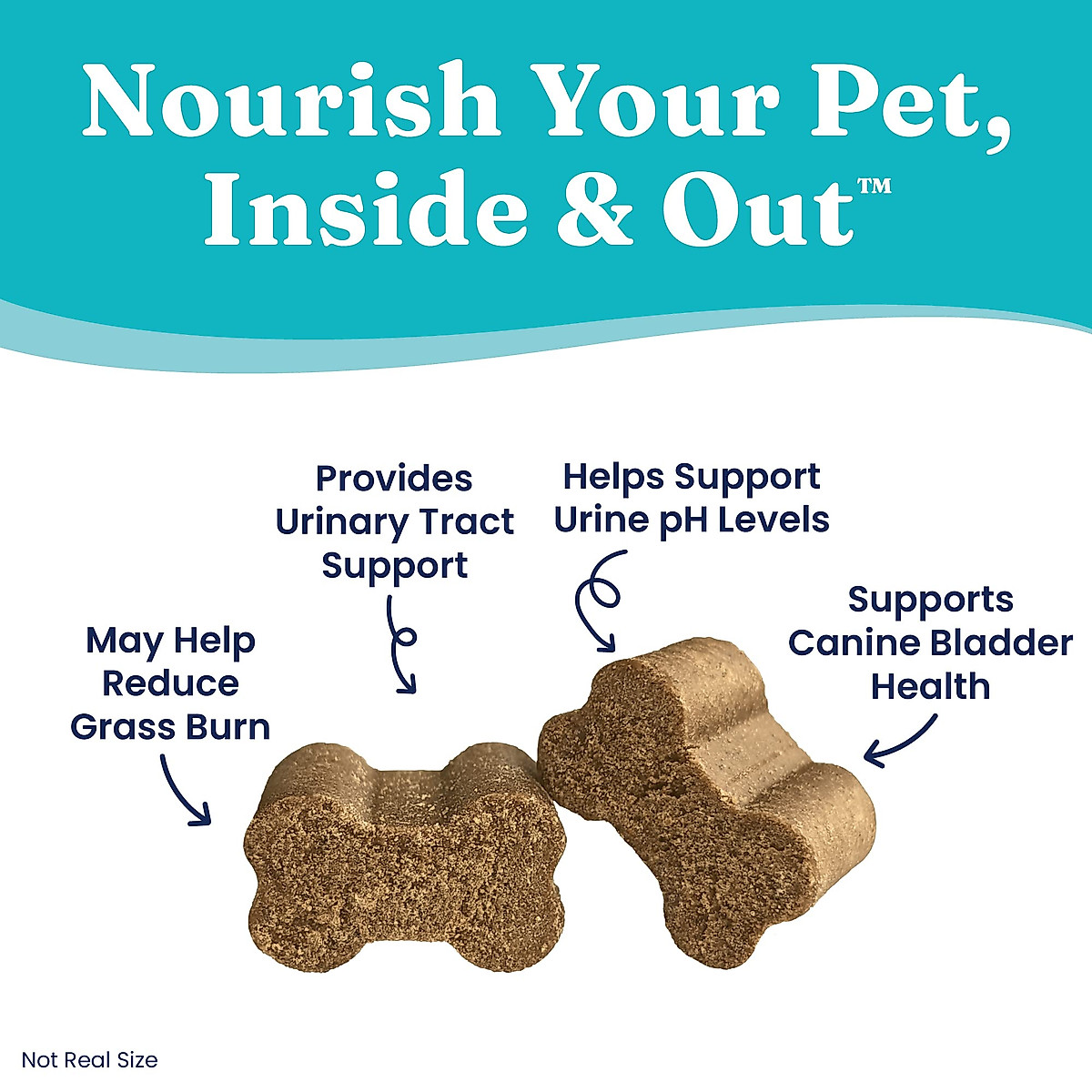 Solid Gold Dog Urine Neutralizer for Lawn Chews - Grass Guardian with Urinary Tract, Kidney, Bladder, and pH Support to Reduce Grass Pee Spots & Grass Burn - 120 Count