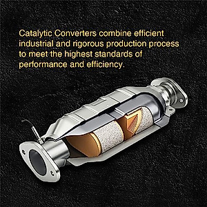 Prolenz Catalytic Converter Replacement for 2009-2015 K-I-A OPTIMA 2.4L Replace 17454 Stainless Steeland Ceramic Material Catalytic Converter