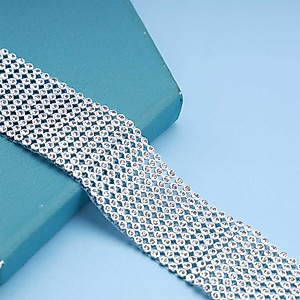 Sttiafay Punk Rhinestone Choker Necklace for Women Wide Full Diamond Necklace Chain 10-Row Sparkly Crystal Choker Collar Sexy Nightclub Party Prom Accessories