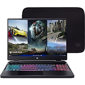 Acer Predator Helios Neo 16 Gaming Laptop 16/in WUXGA IPS 165Hz 13th Gen Intel 14-Core i5-13500HX (Beats i7-12700H) 16GB RAM 512GB SSD GeForce RTX 4050 6GB RGB Backlit USB-C Win11 Black + HDMI Cable
