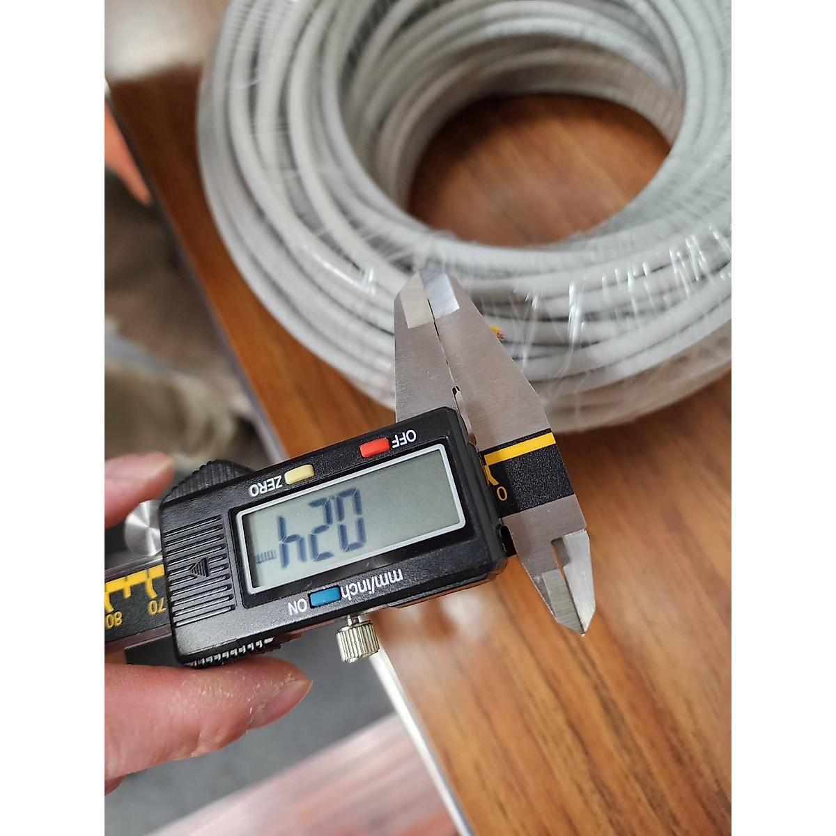 InstallerCCTV 22 AWG 6 Conductors Shielded Security Alarm Wire Cable, Riser Alarm Control Cable, 125ft Spool Full Copper for Fire/Sound/Security Burglar Station Wire Security