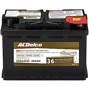 ACDelco Gold 48AGM (88864541) 36 Month Warranty AGM BCI Group 48 Battery