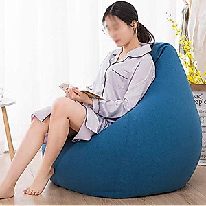 GYDJBD Modern Minimalist Cotton Linen Lazy Sofa, Antistatic, High Flexibility Suitable for Living Room Balcony Bedroom (Size : 7080cm)