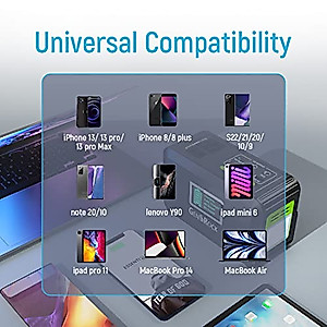 GENSROCK Portable Power Bank with AC Outlet, 24000mAh Portable Laptop Power Bank, 110V/120W Rechargeable Backup Lithium Battery for Power Outage Supplies Outdoor Camping Emergency CPAP