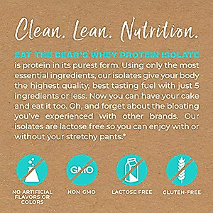 Eat The Bear, Bare Isolate Chocolate Peanut Butter (Package May vary)