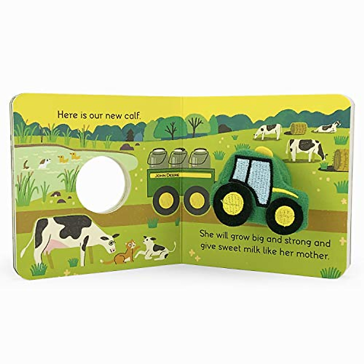 I Am a Tractor - John Deere Finger Puppet Book for Babies and Toddlers (Finger Puppet Book - John Deere)