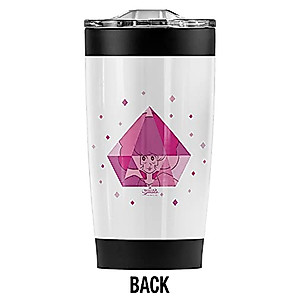 Logovision Steven Universe Pink In Diamond Stainless Steel Tumbler 20 oz Coffee Travel Mug/Cup, Vacuum Insulated & Double Wall with Leakproof Sliding Lid | Great for Hot Drinks and Cold Beverages