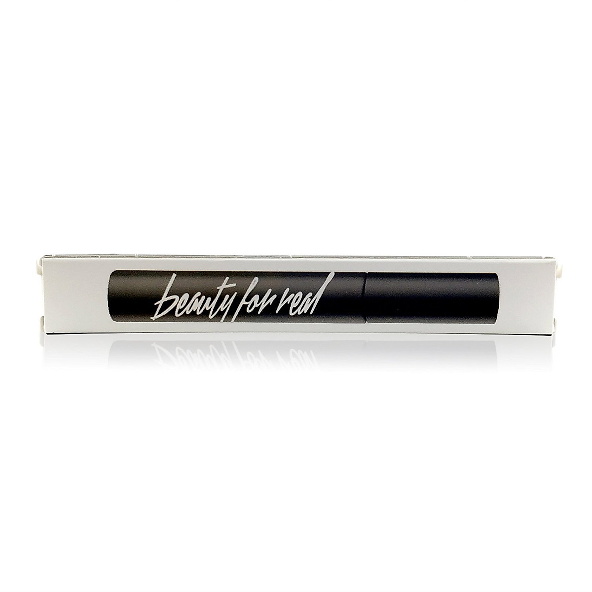 Beauty for Real Hi-Def Mascara, Just Black - Defining & Volumizing Lash Definer, Curls Lashes - Humidity & Smudge Proof - Micro Brush Ensures Versatile Application - 0.31 fl oz