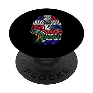 Dominican South Africa Fingerprint Dominicana South African PopSockets Standard PopGrip
