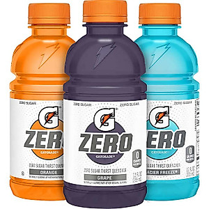 Gatorade Zero Thirst Quencher, 3 Flavor Variety Pack, 12 fl oz, 6 Count