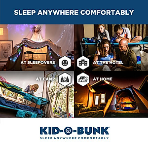 Disc-O-Bed Kid-O-Bunk with 2 Side Organizers, Red