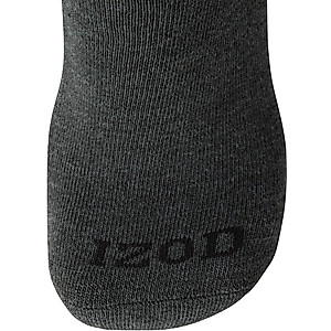 IZOD Men's Athletic Socks - Performance Cushion Quarter Socks (10 or 12 Pack), Size 6-12.5, Assorted (12Pk)