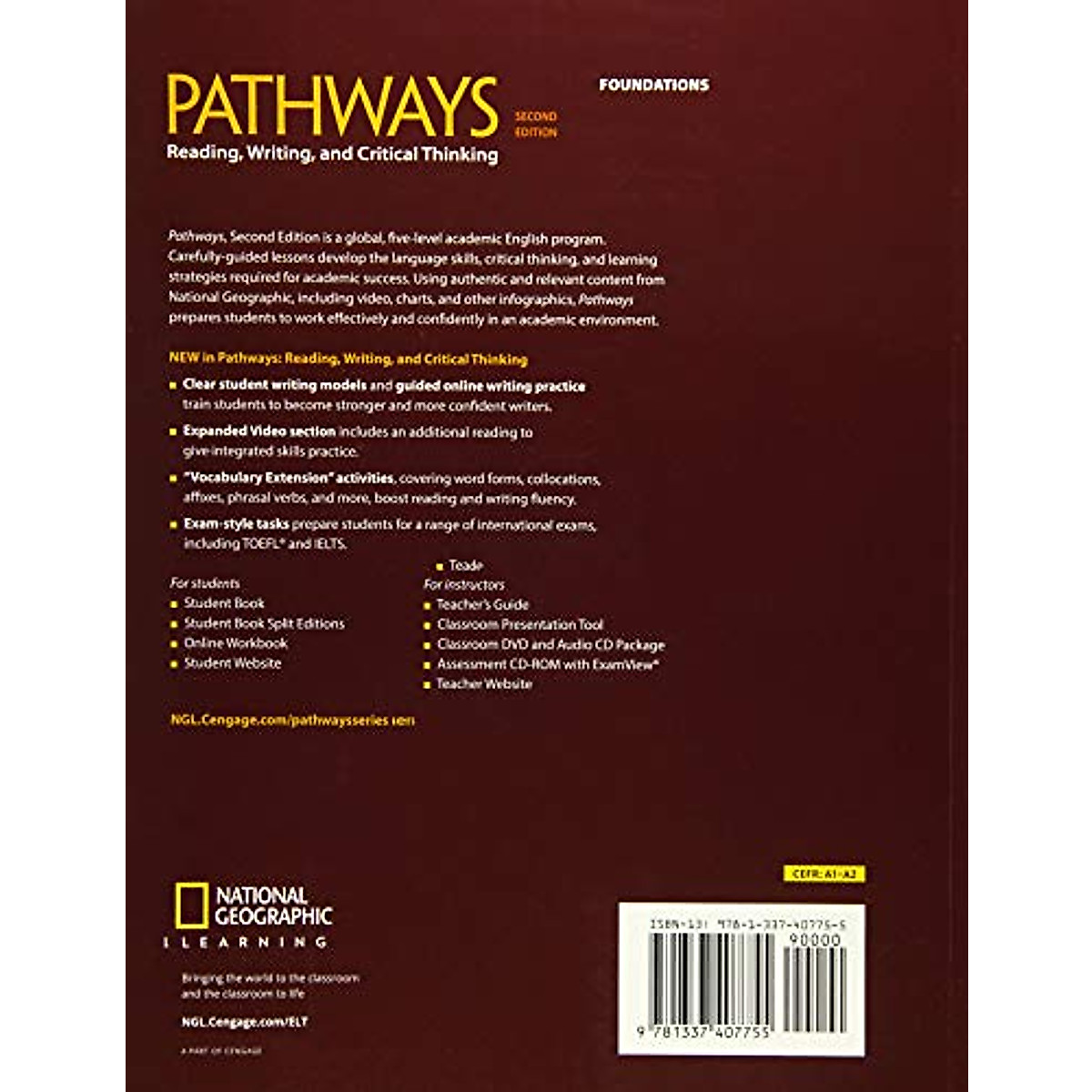 Pathways: Reading, Writing, and Critical Thinking Foundations