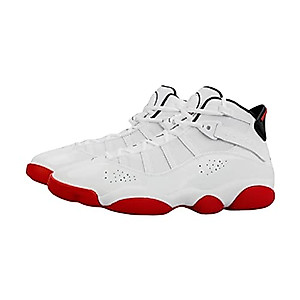 Nike Jordan Men's 6 Rings Basketball Shoes 322992-012 White/University Red