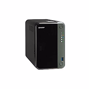 QNAP TS-253D-4G 2 Bay NAS for Professionals with Intel® Celeron® J4125 CPU and Two 2.5GbE Ports (TS-253D-4G-AMZ-US)