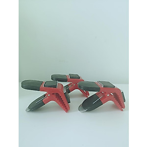 A99 3pcs Magnetic Paint Brush holder clip with Tin Opener DIY tools Red