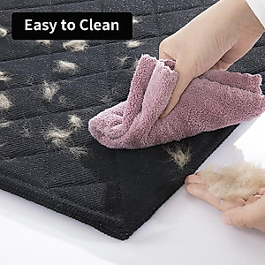 HOMBYS Chew Proof Dog Crate Pad Mat, 22"x35" Indestructible Kennel Pad for Aggressive Chewers, Durable and Water Resistant Teething Puppy Crate Mats for Dogs Cages