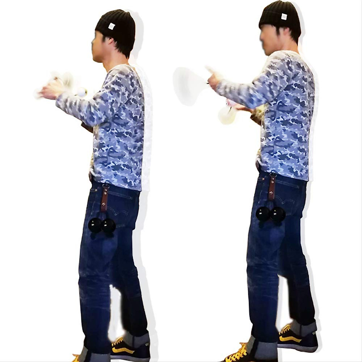 Aslatua(2 in 1set) African Shaker (Kashaka) Black