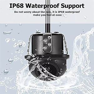 Backup Camera for Car, 12 LED Night Vision and 170° Wide Angle, Auto Rear View Reverse Camera, Waterproof Shockproof HD Parking Cameras, Universal for Cars, SUV, Van, Trucks, RV