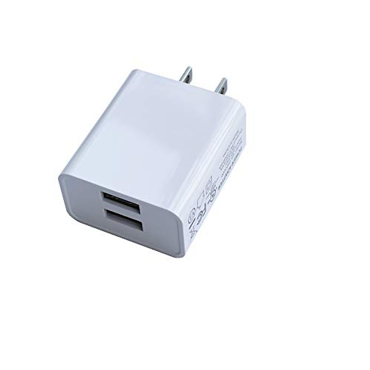 Wall Charger, USB Adapter, SUPWISER 2 Pack 10W Dual Port Quick Charger Plug Cube Replacement for iPad iPhone 11/XR/XS/8/7/6S/6 Plus,Samsung Galaxy S7/S6/S5 Edge, LG, HTC, Moto, Kindle and More