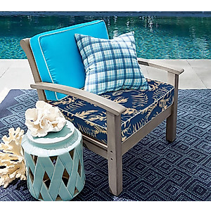 Porch Shield Outdoor Cushion Slipcovers Patio Chair Seat Cushion Covers Set 4 Waterproof Fade Resistant 22 x 20 x 4 inch, Autumn Sweet Talk