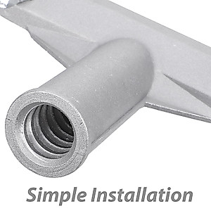 jojofuny Broom Handle Bracket with Broom Handle Adapter and Handle Mounting Brackets, Pole Handle Adapter Broom Head Bracket Connecting