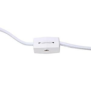 Simple Designs LT1138-GRY 11.02" Traditional Mini Modern Ceramic Texture Pastel Accent Bedside Table Desk Lamp w Matching Fabric Shade for Home Decor, Bedroom, Nightstand, Living Room, Entryway, Gray