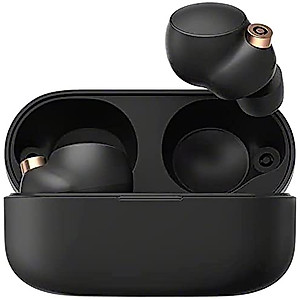 Sony WF-1000XM4 Noise Canceling Wireless Earbud Headphones - Black (Renewed)