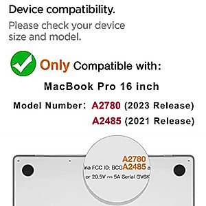 Teazgopx Bling Diamond MacBook Pro 16 inch Case 2023 2022 2021 Release A2780 M2 Pro / M2 Max & A2485 M1 Pro / M1 Max,Glitter Sparkle Rhinestone Fashion Luxury Shiny Crystal Hard Shell for Women Girls