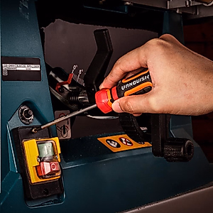 VANQUISH Pieces Magnetic Screwdriver Set, Slotted and Phillips Tips, Tool Set for Home (6-Pieces)