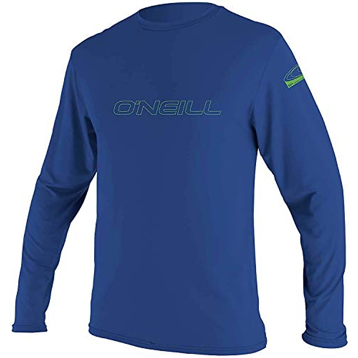 O'NEILL Unisex Child Youth Basic Skins 50+ L/S Sun Shirt Rash Guards, Pacific, 12 US