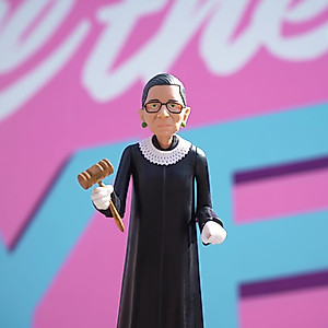 FCTRY Ruth Bader Ginsburg Political Action Figure - RBG Collectible, Novelty Figurine 2024 - RBJ Bobblehead-Inspired Gifts & Souvenirs - Gag Gift, Funny Idea - Office Desk Accessories
