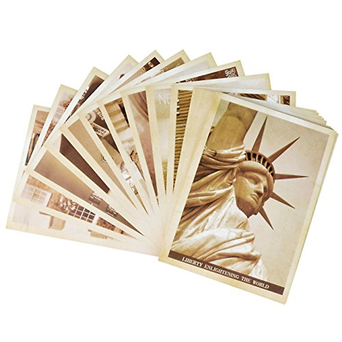 Dxhycc 32 PCS 1 Set Vintage Retro Old Travel Postcards for Worth Collecting