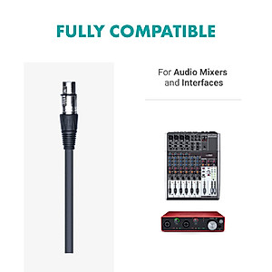 Movo PC-M6 Universal Cardioid Condenser Microphone with XLR and 3.5mm, Shock Mount, and Windscreen - Perfect for Podcasting, Live-Streaming, Gaming, Remote Work