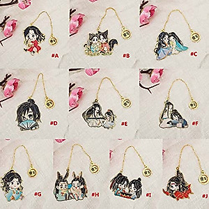 Anime Heaven Official's Blessing Bookmar, Mo Dao Zu Shi Bookmark, Tian Guan Ci Fu Metal Hollowing Book Markers(I)