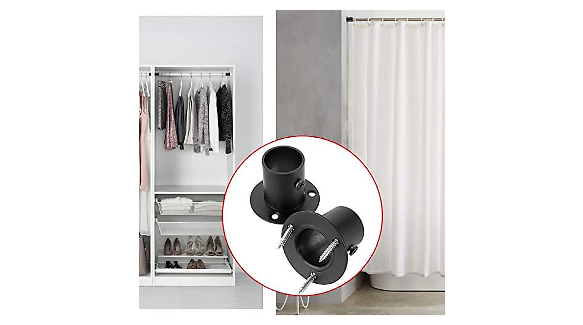 OwnMy 4-Pack Stainless Steel Pole Socket Brackets