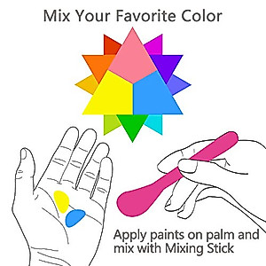 NWK DIY Family Photo + Family Hand/Footprints Kit with 10 X 17inch Elegant White Wood Picture Frame, Non-Toxic Watercolor Paints, Baby Shower Adoption Father's Day Gift for New Mom Dad (with Ink pad)