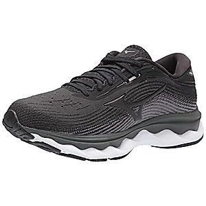 Mizuno Men's Wave Sky 5 Running Shoe, Black, 10.5