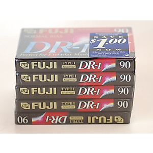 Fujifilm 5-Pack DR-I 90 Blank Audiocassettes