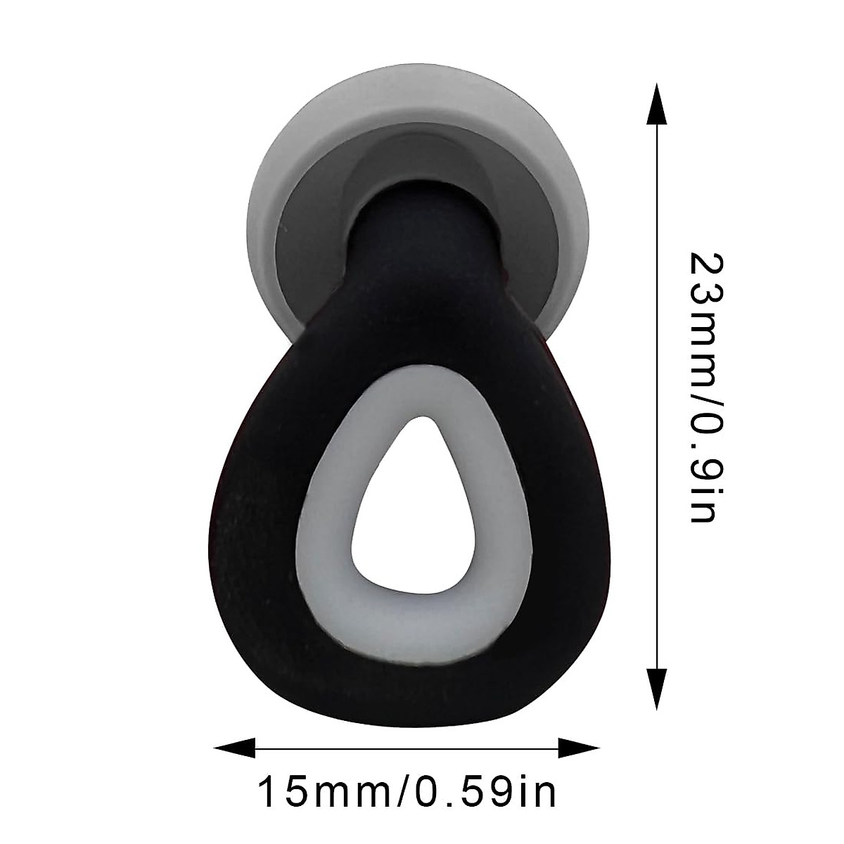 Ear Plugs for Sleeping, 1 Pair Ear Plugs for Sleeping Noise Cancelling Concert Ear Plugs Swimming Ear Plugs Silicone Ear Plugs for Swimming, Sleeping,Concert & 35dB Kids and Adults