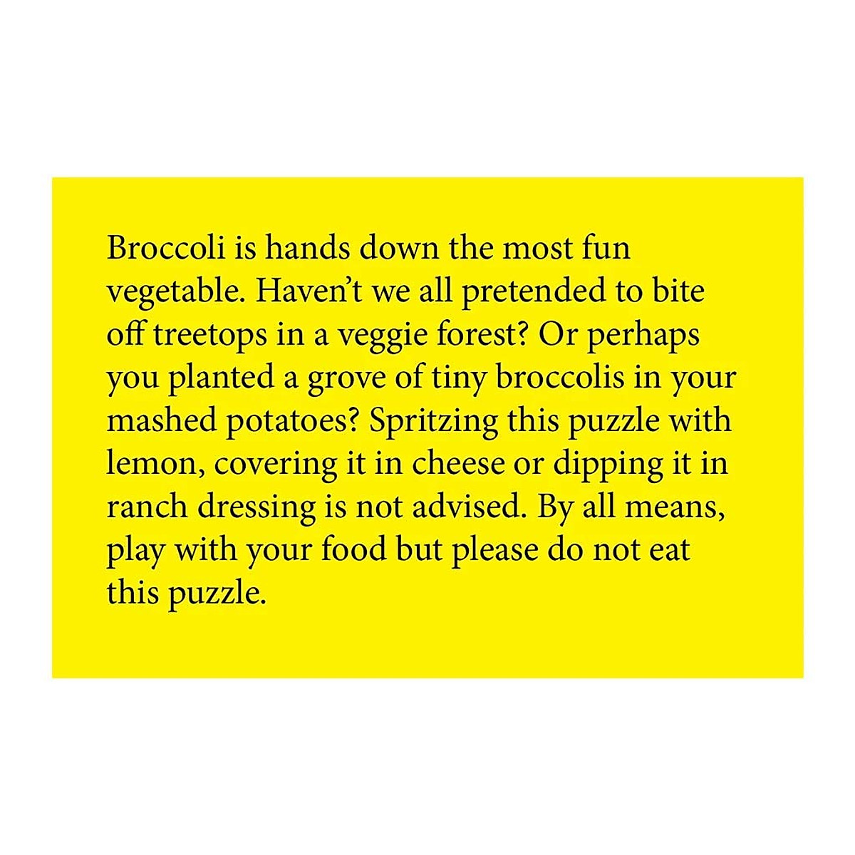 Areaware Little Puzzle Thing: Broccoli, Multicolor (AWPTL1BR)