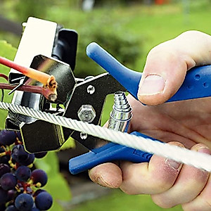 Rapid C50 Steel Hog Rings, 4,200 pcs, For Securing Branches And Vine Shoots, For LIG150 Vine Pliers.