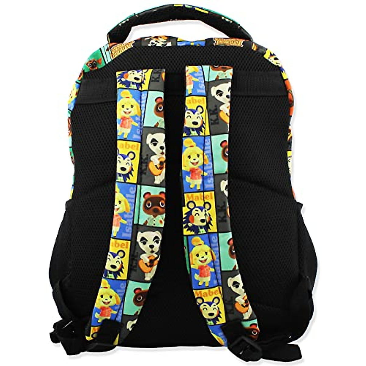 Nintendo Animal Crossing Kids 16 Inch School Backpack (One Size, Black)