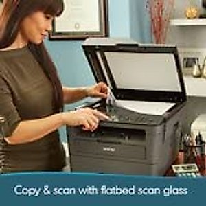 Brother Premium MFC-L2690DW Series Compact Monochrome All-in-One Laser Printer | Print Copy Scan Fax | Wireless | Mobile Printing | Auto 2-Sided Printing | ADF | 26 ppm | Refurbished