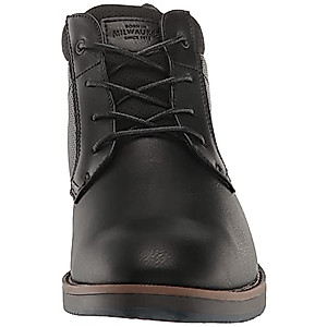 Nunn Bush Men's DC Circuit Plain Toe Chukka Boot with Memory Foam, Black, 13 Wide